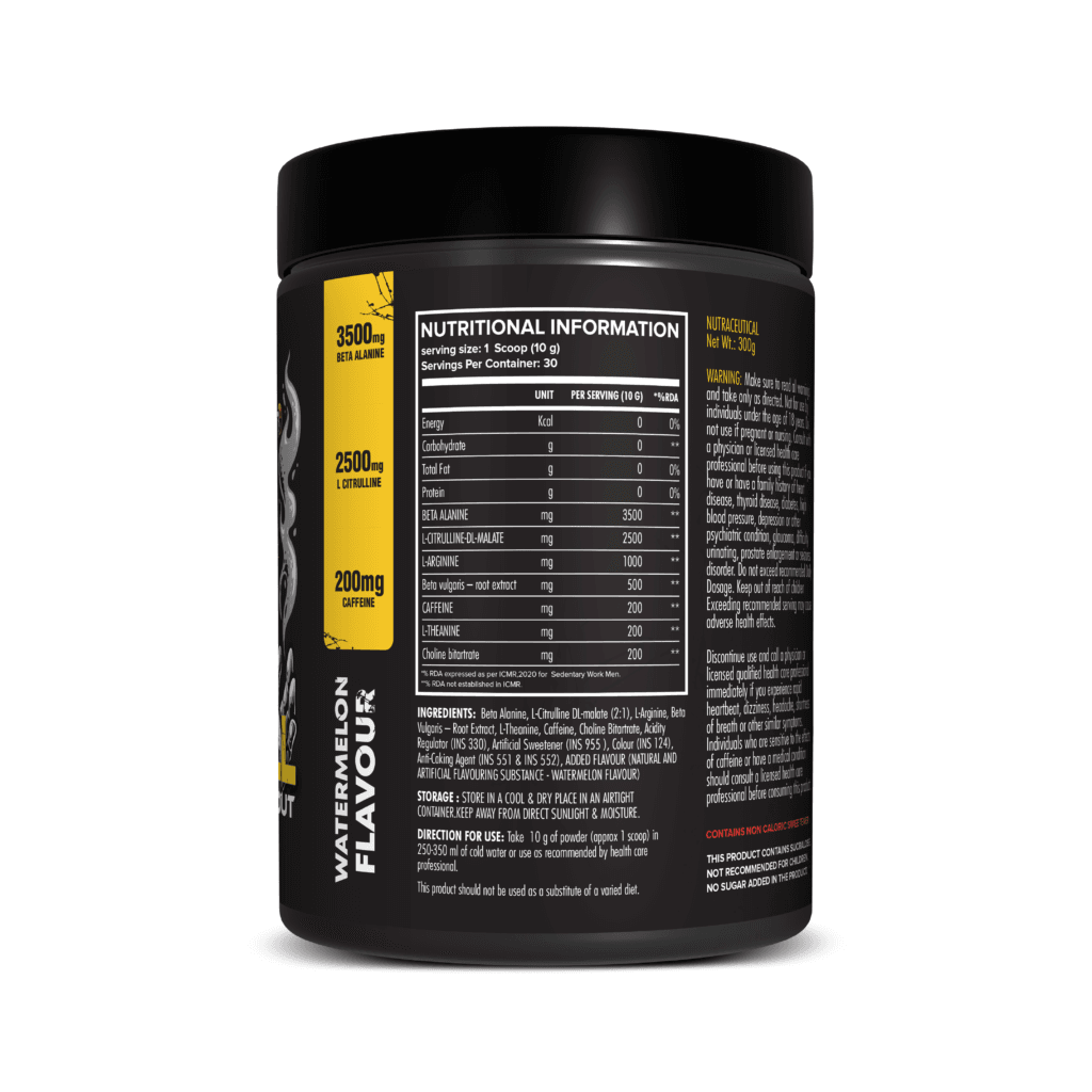 YourWhey Fireball Extreme Pre-Workout 300GM - My Supplement Bay